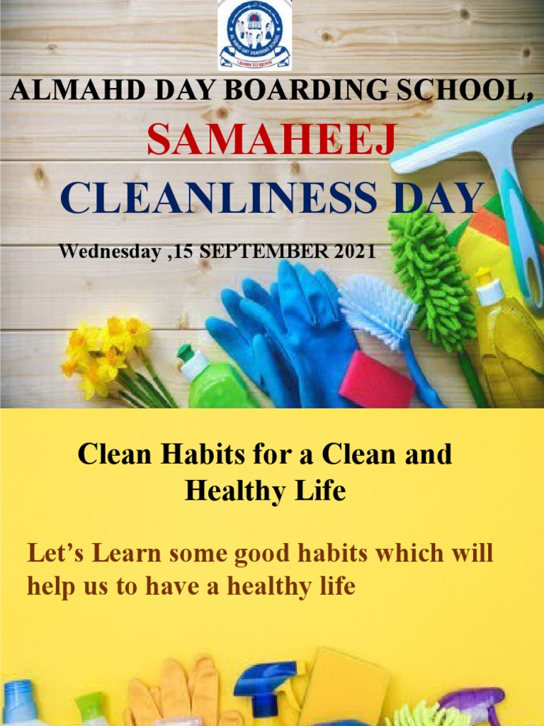 Cleanliness Day Presentation - 2021-22 | PDF
