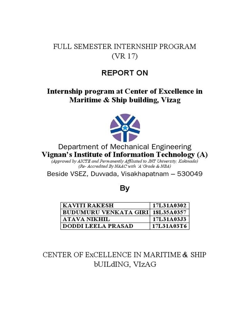 Internship Report PDF | PDF
