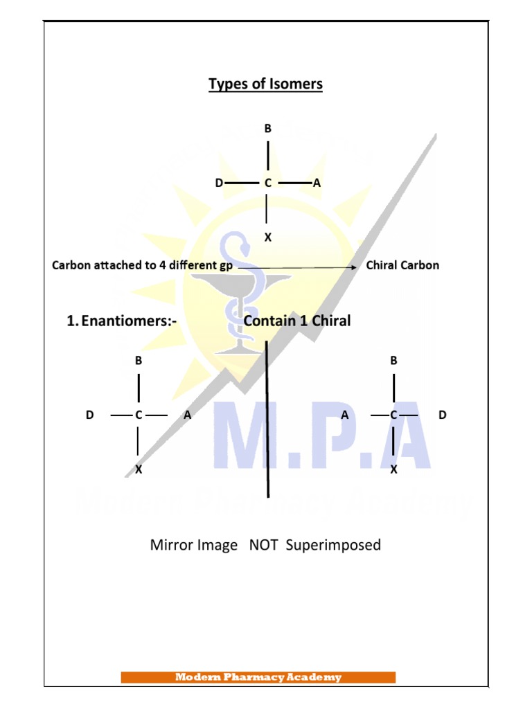 15 Types of Isomers | PDF | Isomer | Chirality (Chemistry)