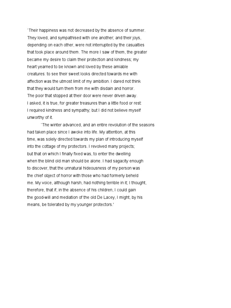 Frankenstein - Extract | PDF Frankenstein - Extract | PDF