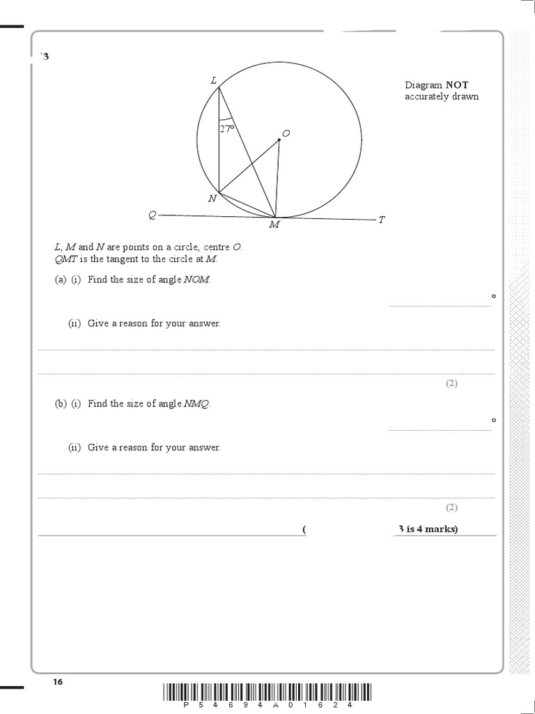 Circle Geometry Theorems and Problems | PDF | Circle | Angle