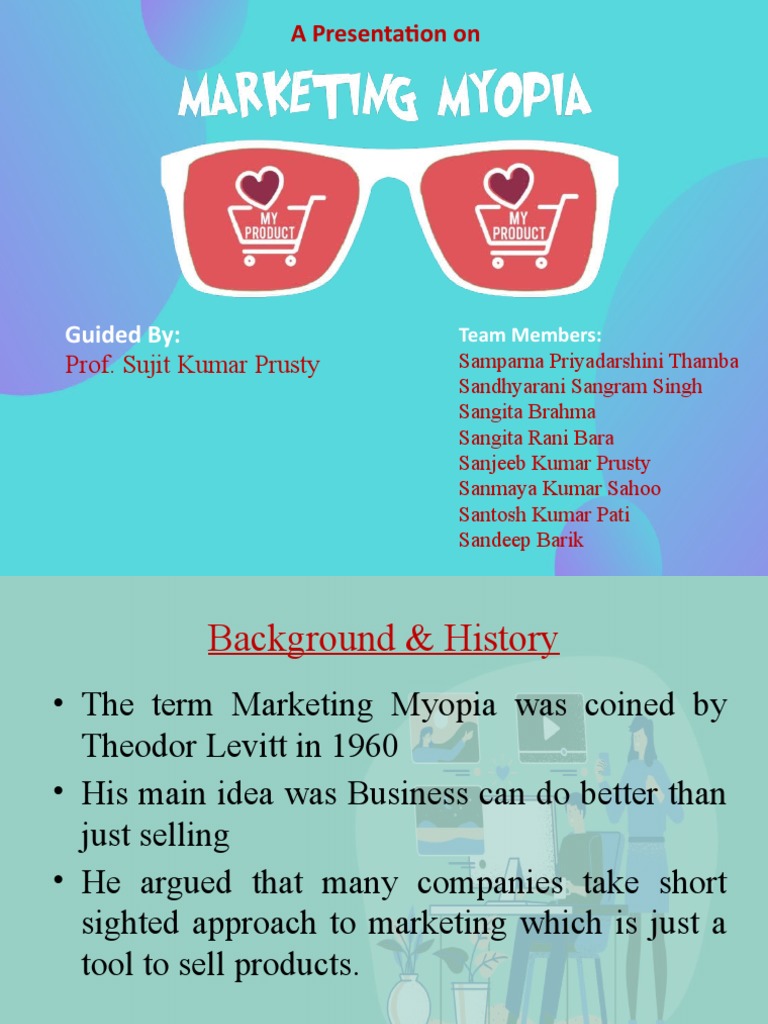 Marketing Myopia | PDF | Business
