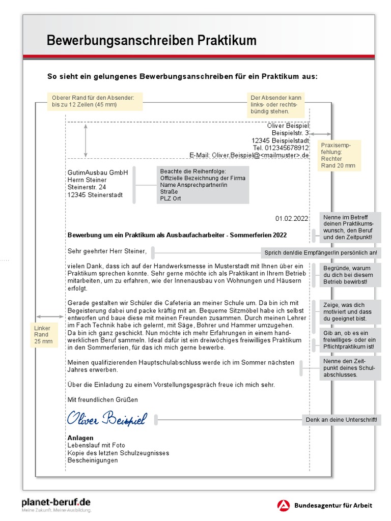 Muster An Schreiben | PDF