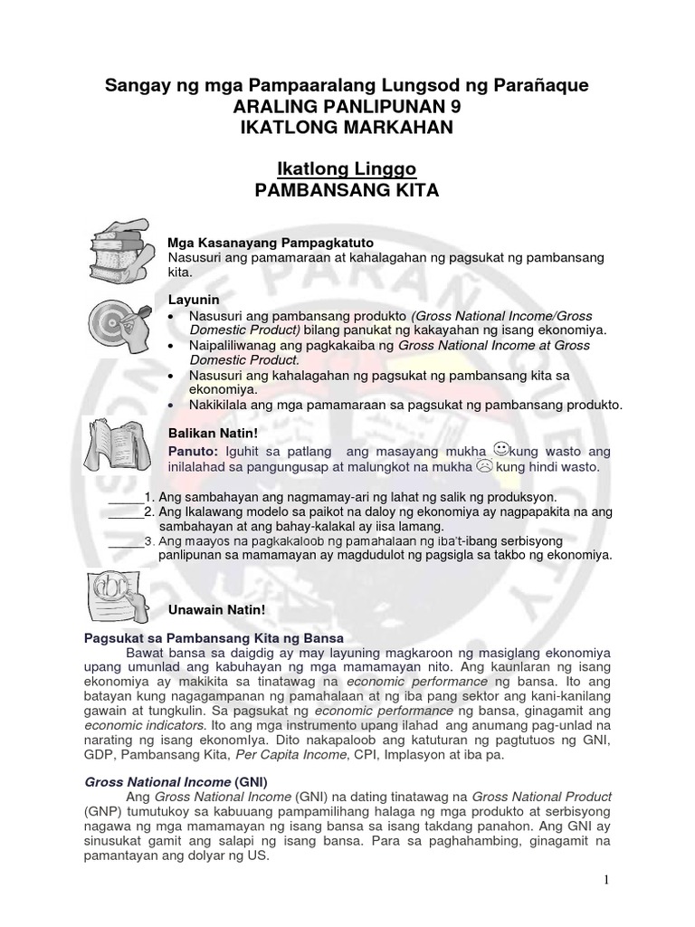 AP Grade9 Quarter3 Module Week3 | PDF