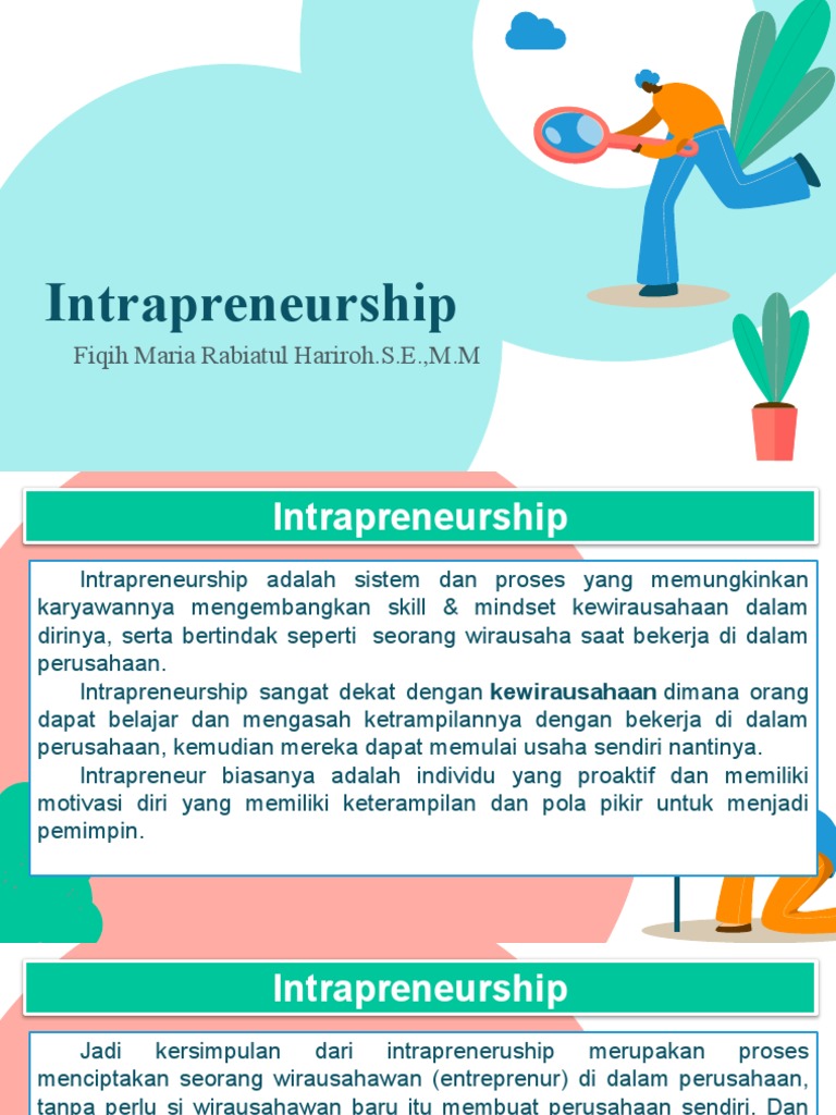 Minggu 12 - Intrapreneurship | PDF