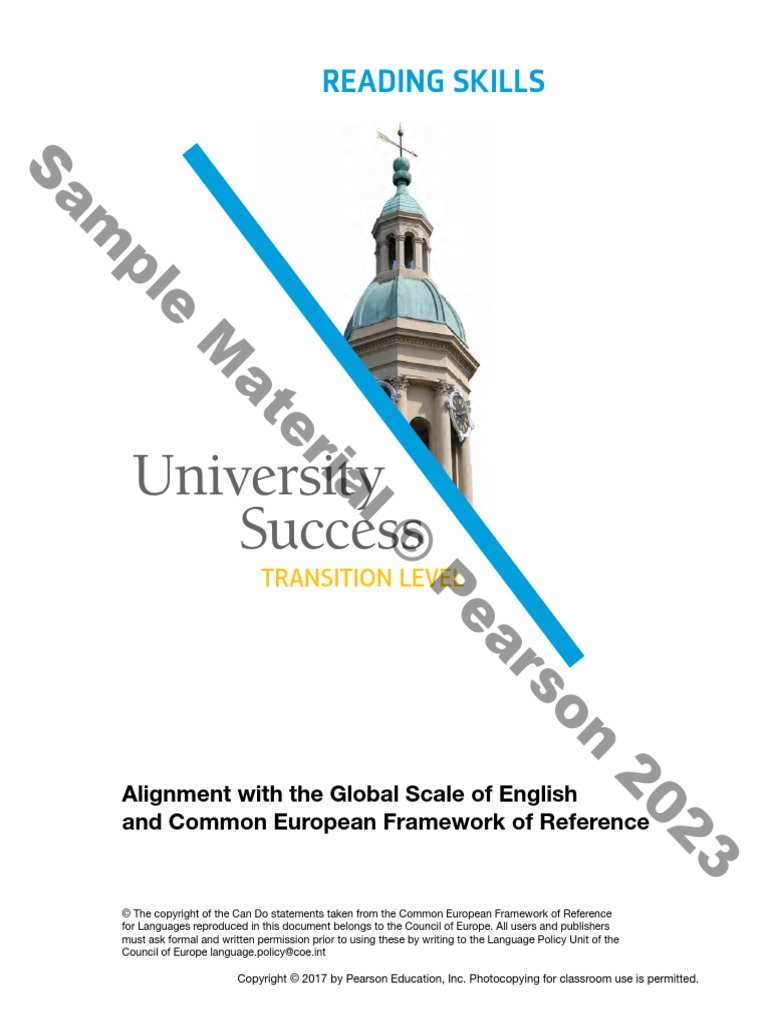University Success TRAN Reading - GSE Mapping Booklet | PDF | English ...
