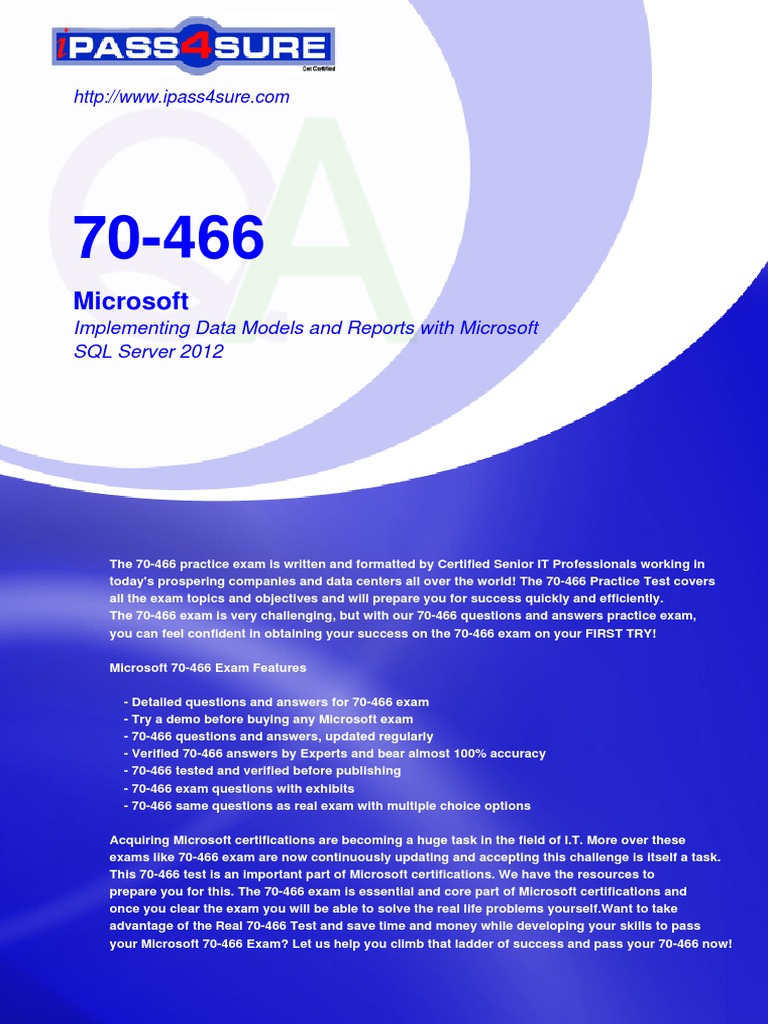 Microsoft: Implementing Data Models and Reports With Microsoft SQL Server 2012 | PDF | Microsoft ...
