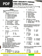 ASI Past Paper Solved MCQs Guide | PDF | Multiple Choice