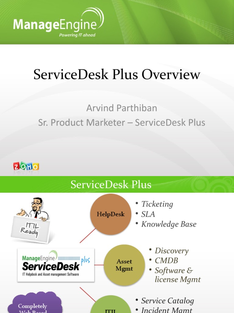 Servicedesk Plus 8 Overview | PDF | Service Level Agreement | Linux