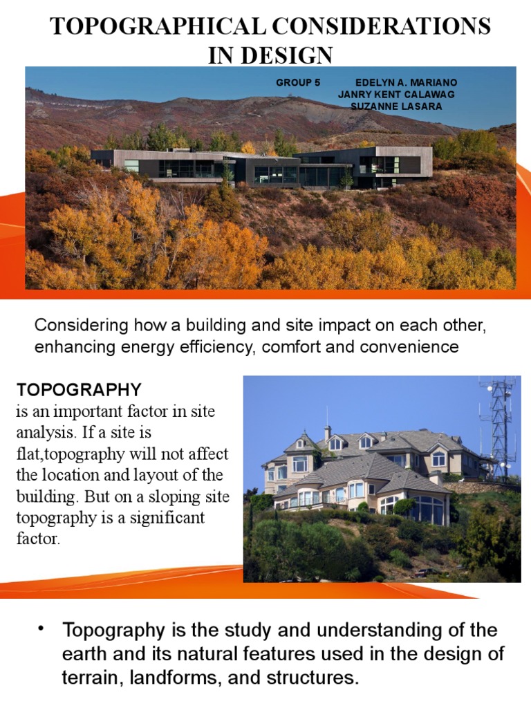 Topographical Considerations in Design | PDF