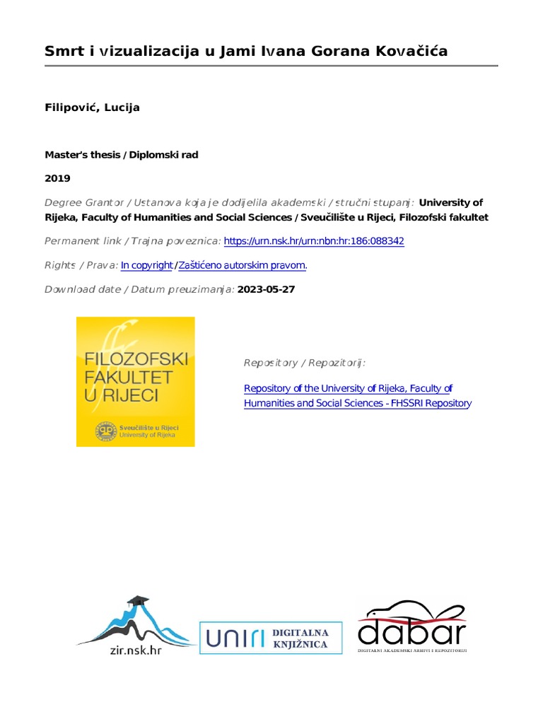 Ivan Goran Kovacic | PDF