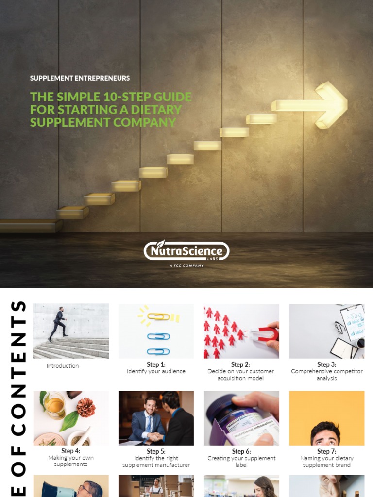 10 Step Guide To Starting Your Supplement Company by Nutrascience Labs ...