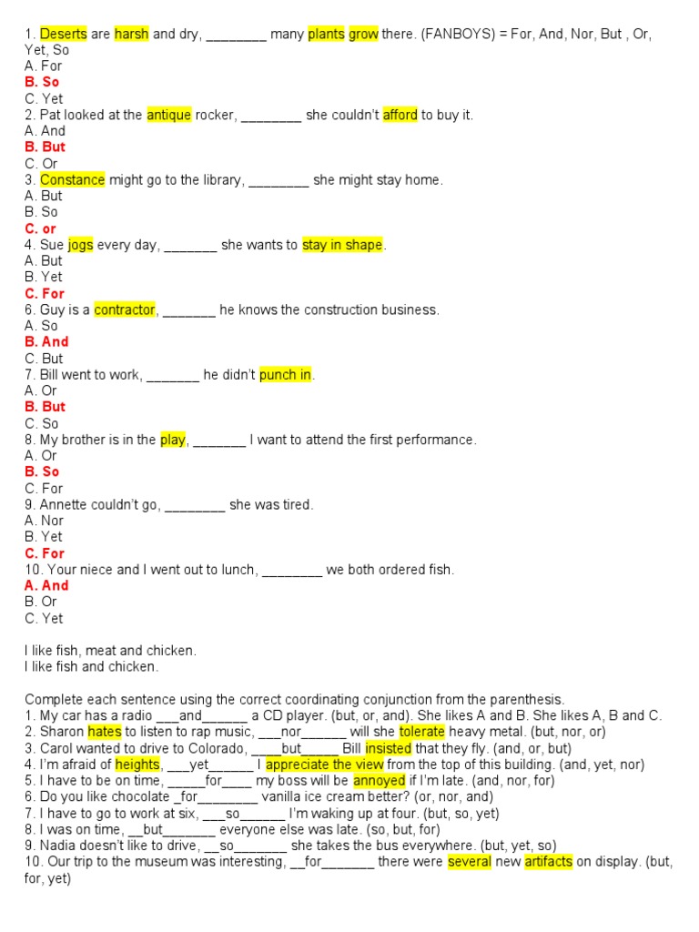 Bai Tap Fanboys | PDF