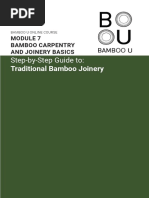 Bamboo Joinery Techniques Explained | PDF | Woodworking | Bamboo