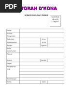 Template Borang Permohonan Cuti | PDF