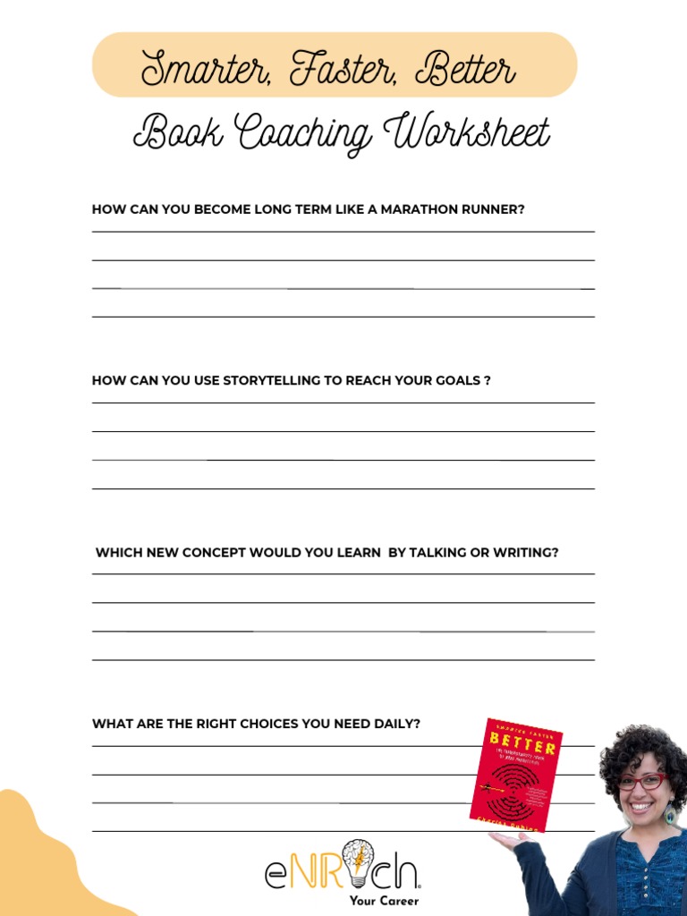 SMARTER FASTER BETTER Book 2 Worksheet : by Nevine Rostom, the Career ...