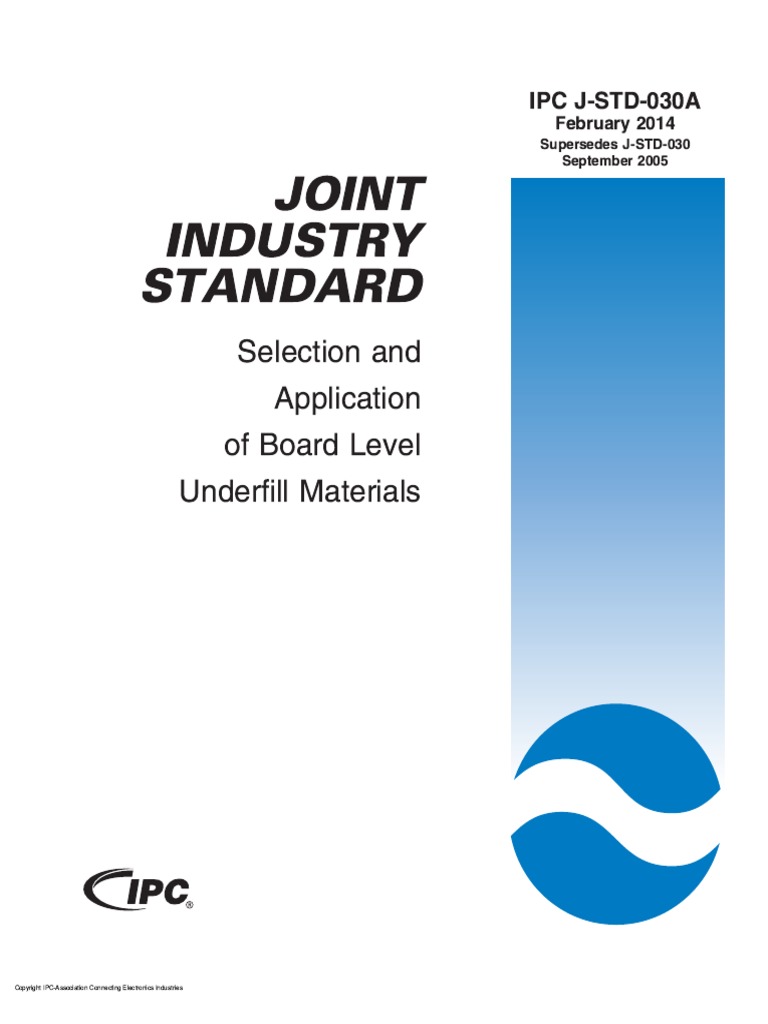 Ipc J-Std-030a-2014 | PDF | Standardization | Patent