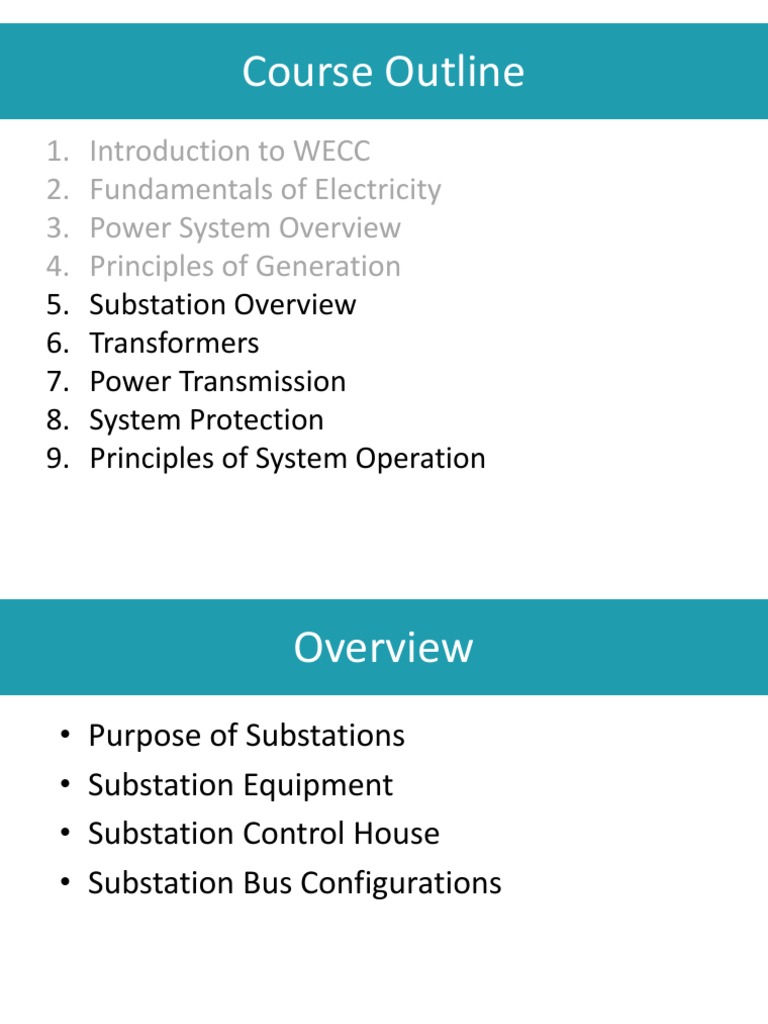 Complete Overview of A Substation | PDF | Electrical Substation | Capacitor