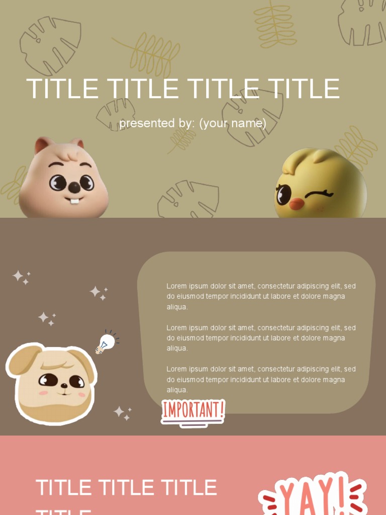 SKZOO TEMPLATE by DUT (Fixed) | PDF