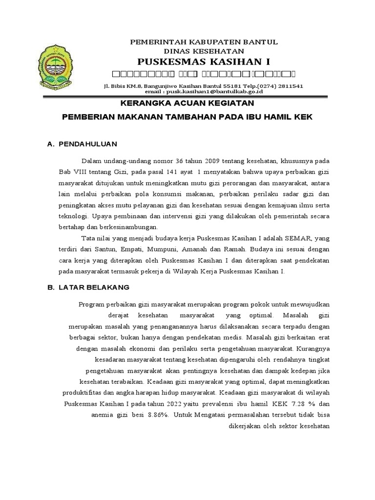 Kak PMT Bumil Kek 2023 | PDF