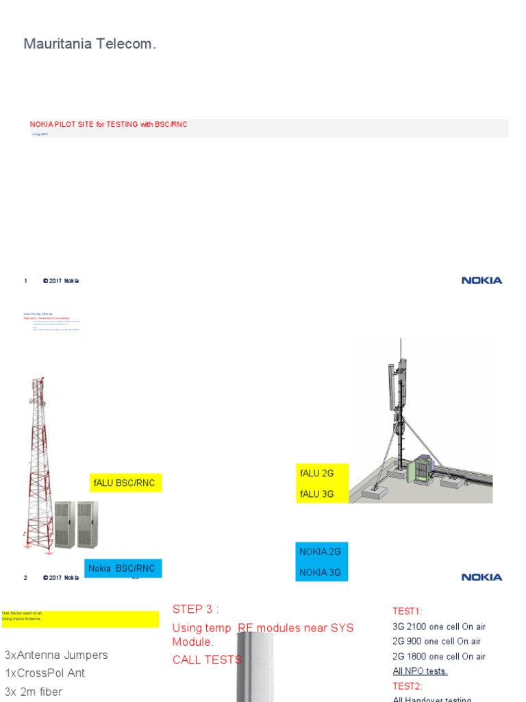 Mauritel Pilot Site Aug 2017 | PDF | 3 G | Digital Technology