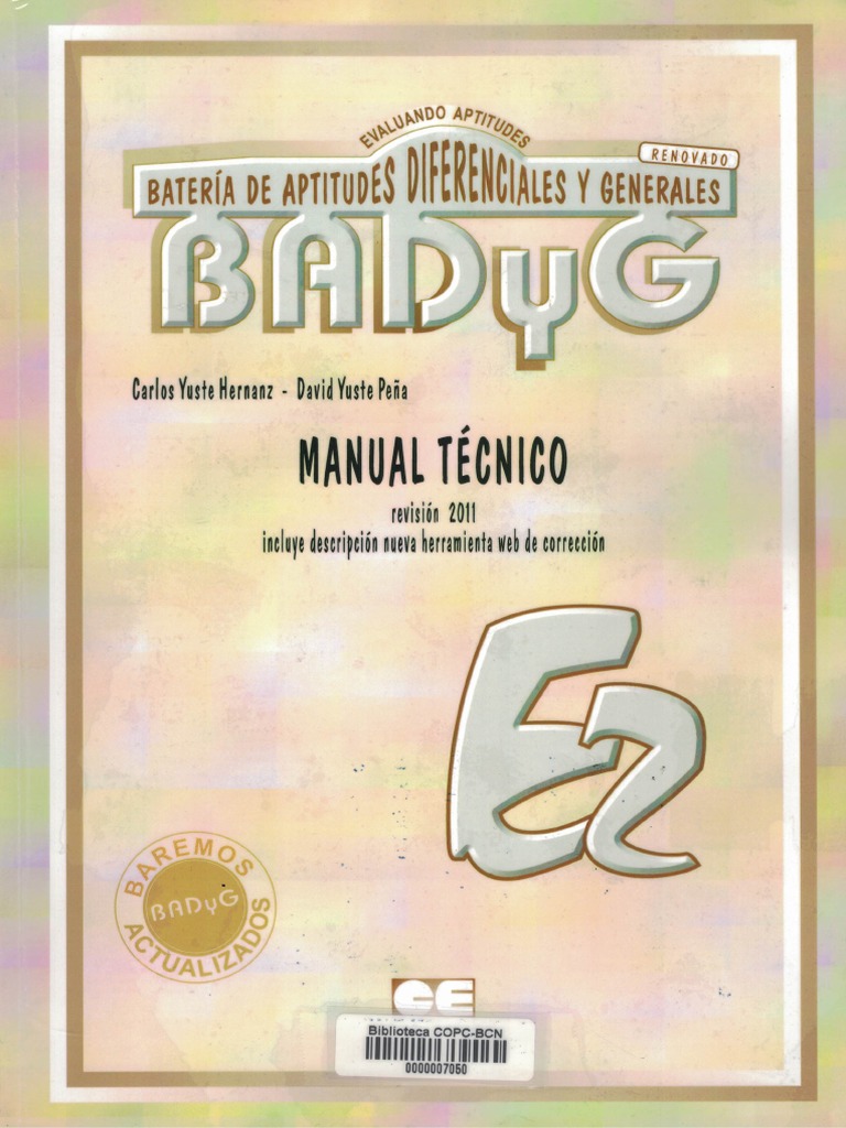 BADYG-E2-R Manual Tec. | PDF