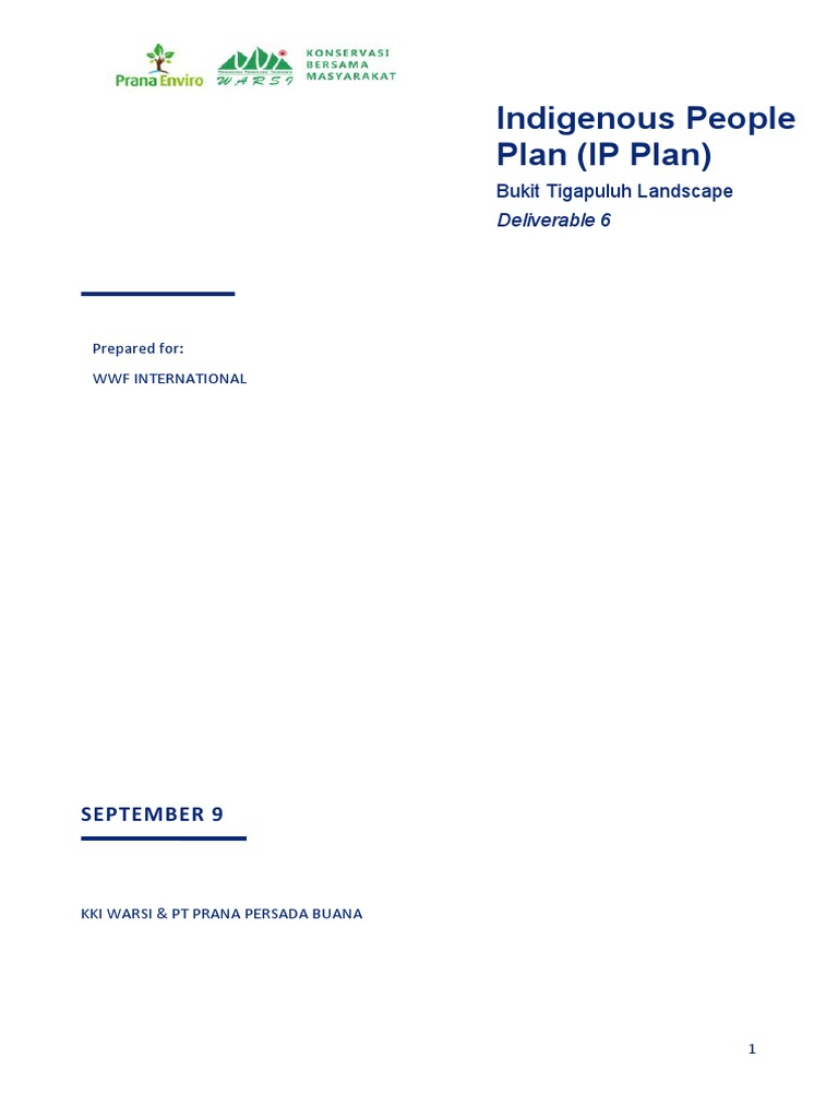 IP PLAN WWF - PT ABT - V.3 (1) RBT | PDF | Social Science