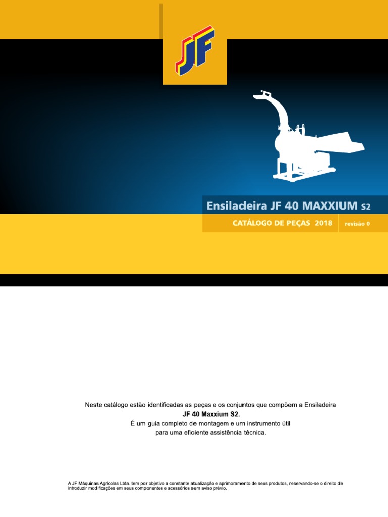 Lista de Peças JF40 Maxxium | PDF | Máquinas | Bens manufaturados
