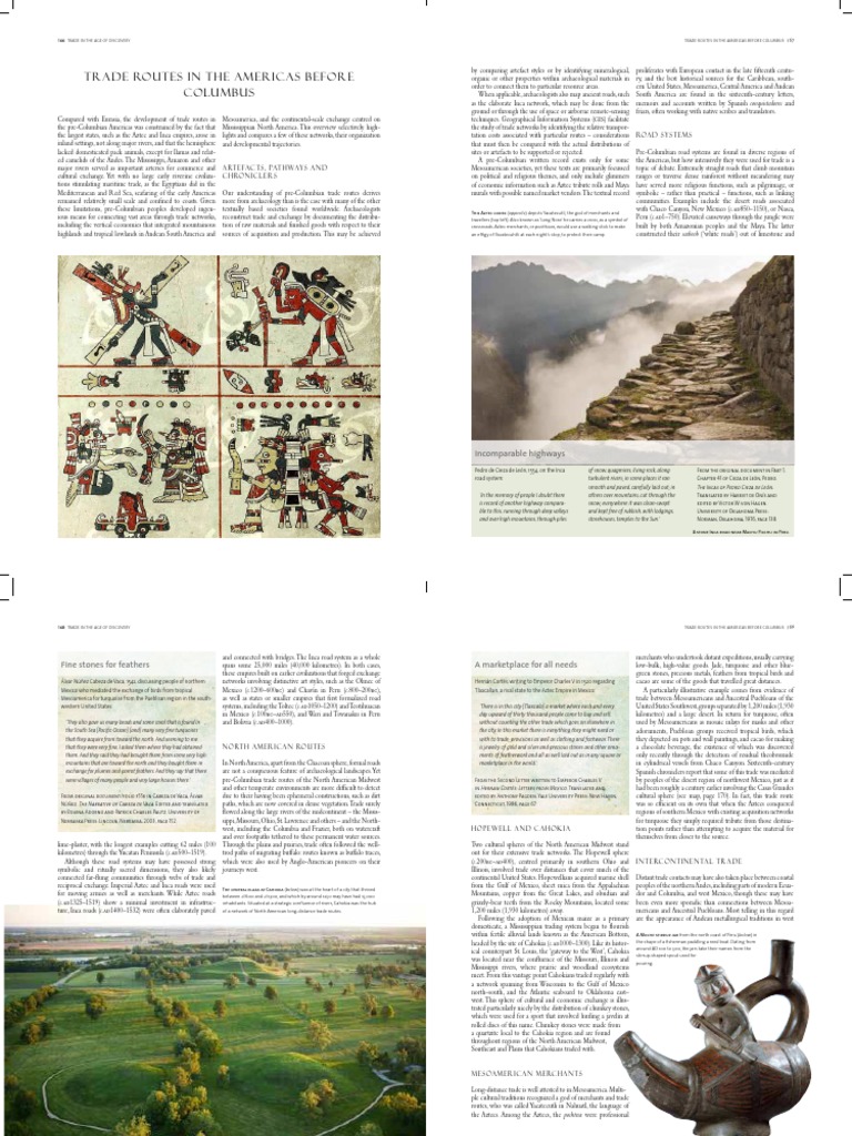 Pre-Columbian Trade Routes Overview | PDF | Age Of Discovery | Pre ...
