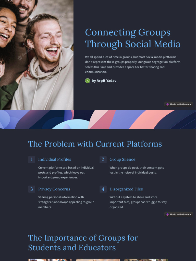 Connecting Groups Through Social Media | PDF | Career & Growth