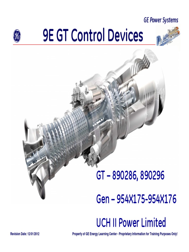 9E GT Turbine Control Devices Overview | PDF