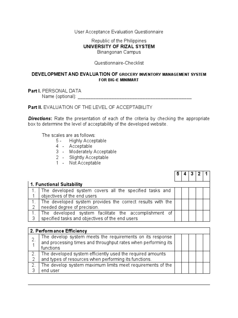 Uae Questionnaire | PDF | Reliability Engineering | System