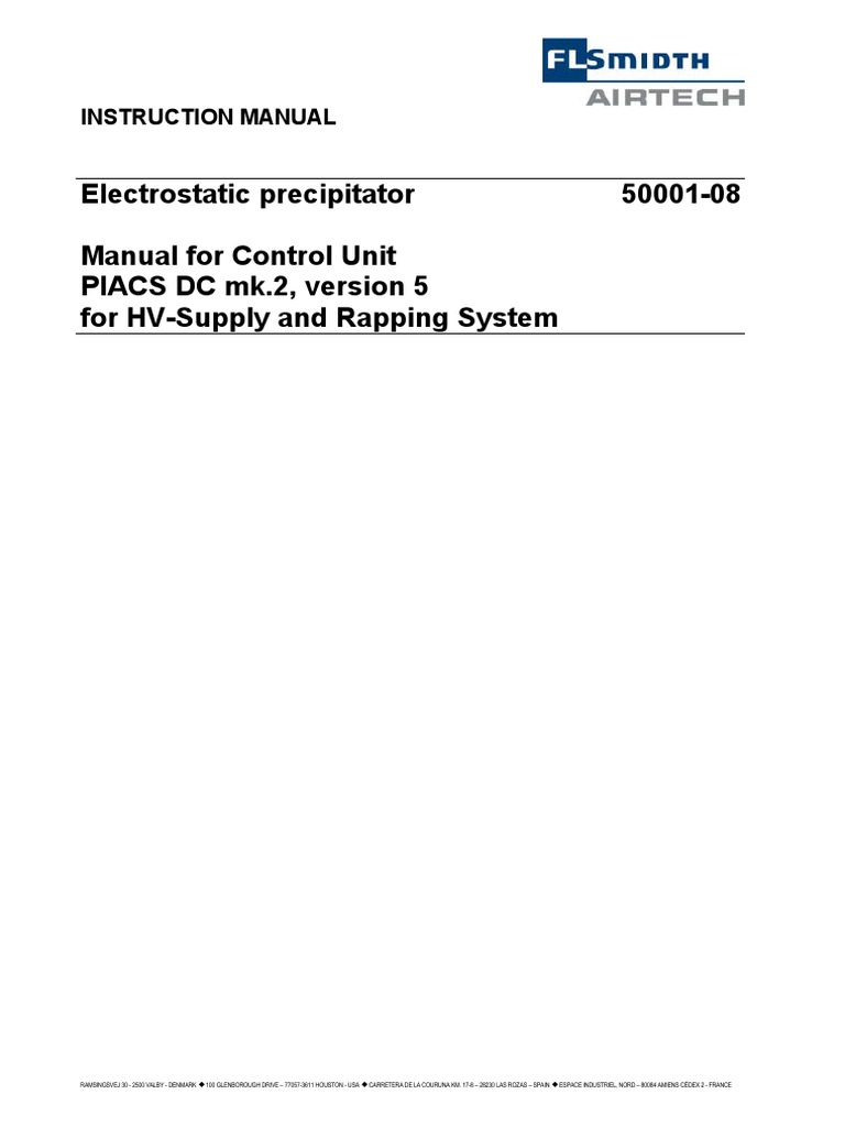 FLS EP Filter INSTRUCTION MANUAL | PDF
