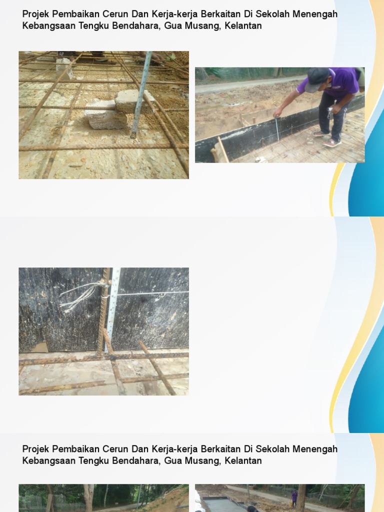 Projek Pembaikan Cerun Dan Kerja | PDF