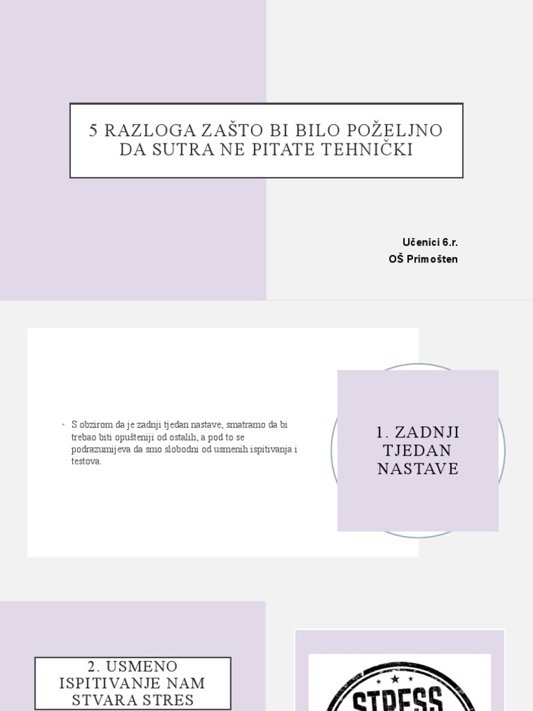 Volimo Vas Profesore | PDF