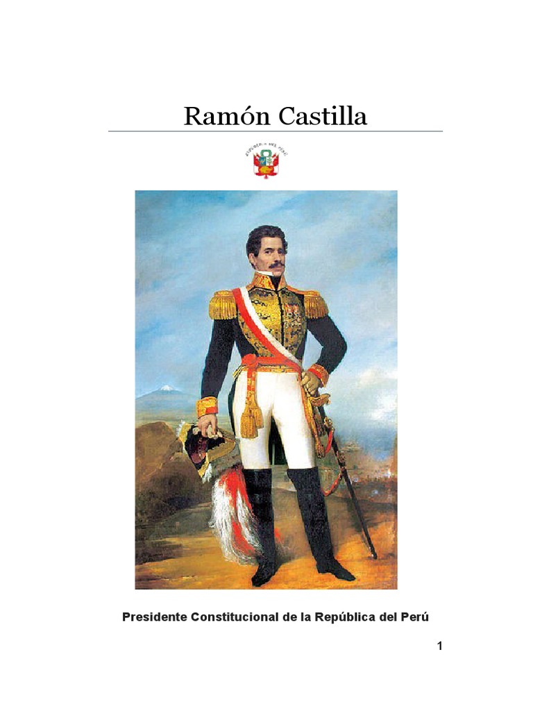 Folleto de La Vida y Obra de Ramón Castilla y Marquesado 2017-1 | PDF ...