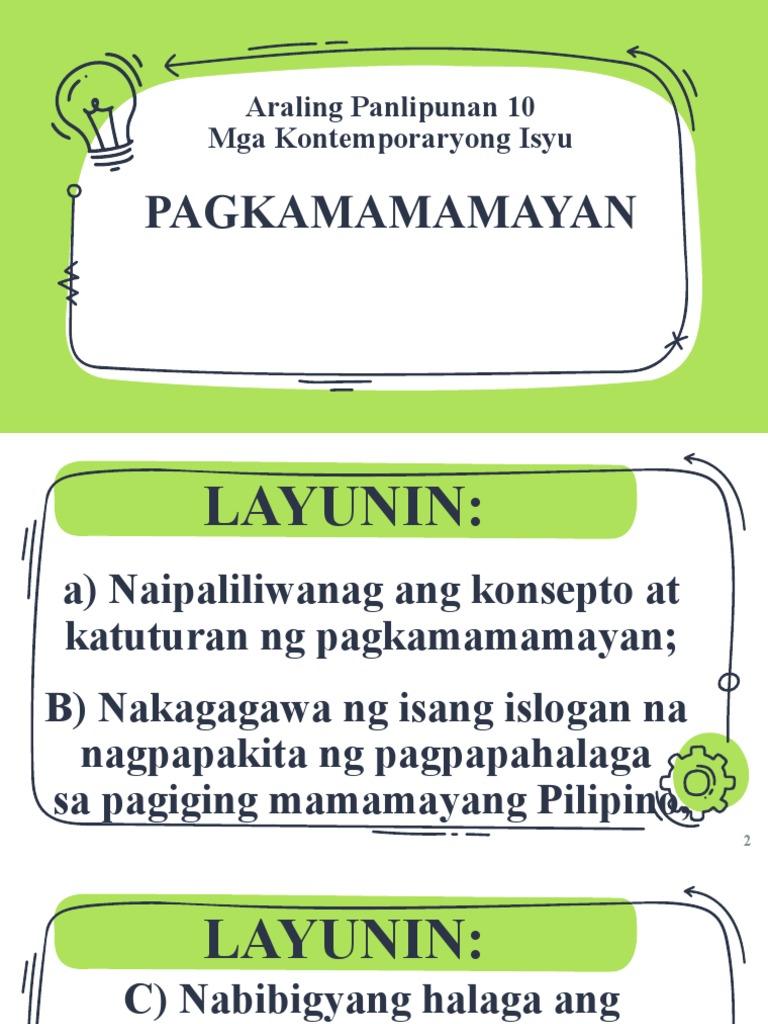 Ap G10 Pagkamamayanan | PDF
