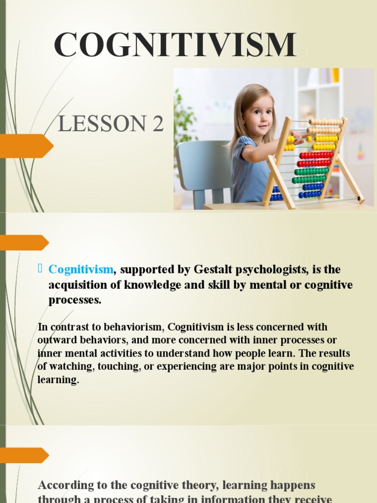 Cognitivism | PDF | Cognitive Development | Thought