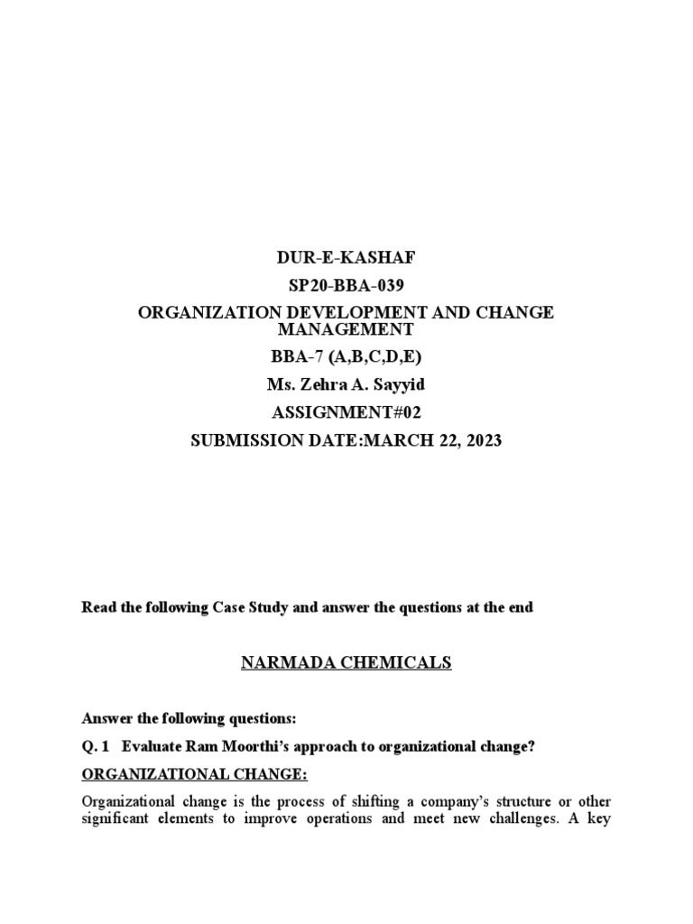 ODCM Assignment 2 SP 23 | PDF