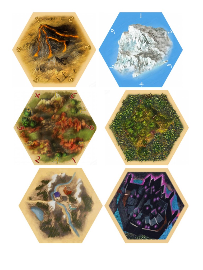 Catan Hexes File | PDF