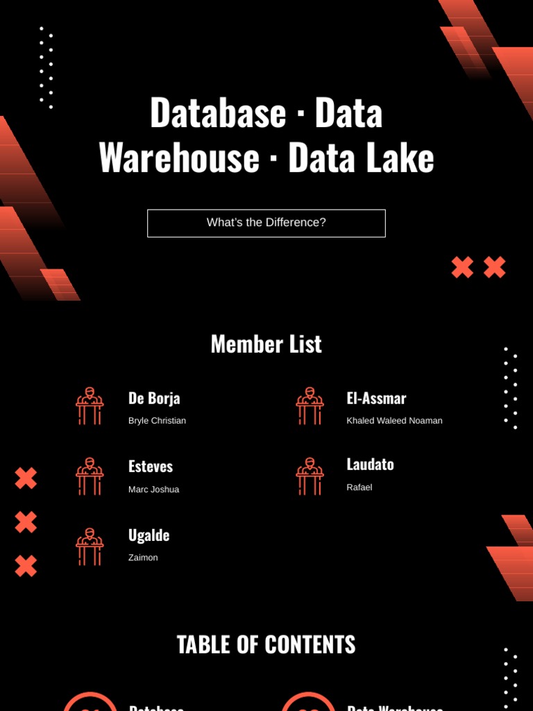 Data Warehousing Database Data Warehouse Data Lake | PDF | Data Warehouse | Databases