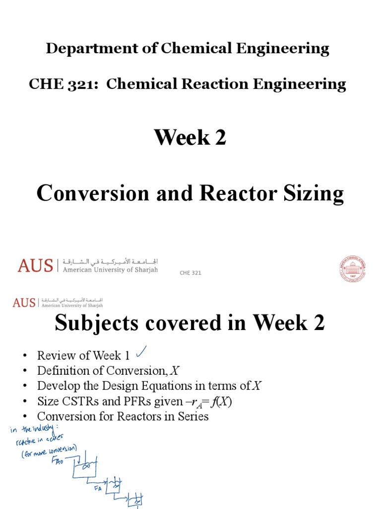 Chemical Reactor Sizing Guide | PDF