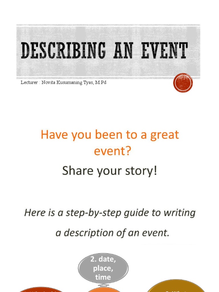 Materi Describing Event | PDF