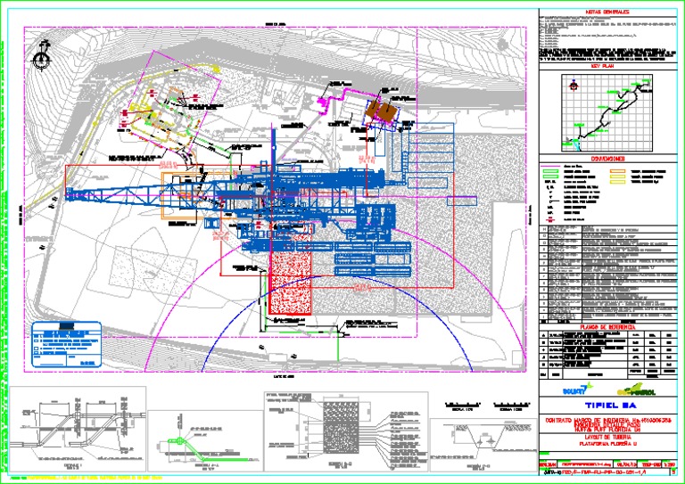Frdffwpfupip00051 - 1-1.5 (Layout de Tuberia Plataforma Floreña U) Rig 5857 | PDF