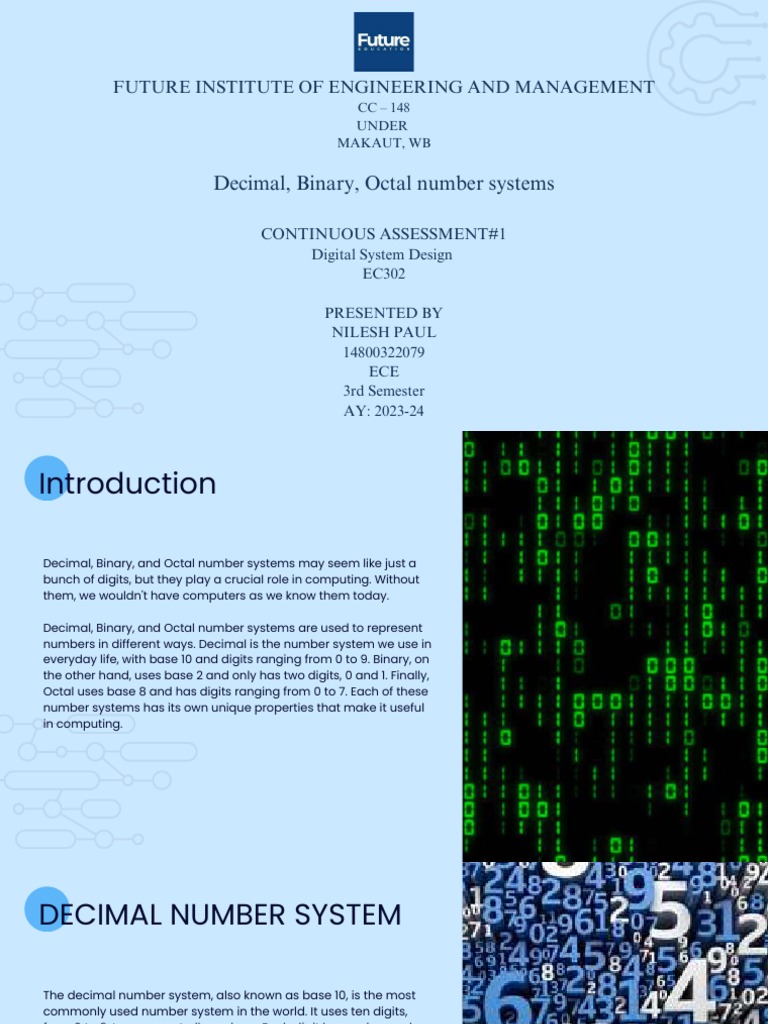 Understanding Number Systems in Computing | PDF | Decimal | Numbers