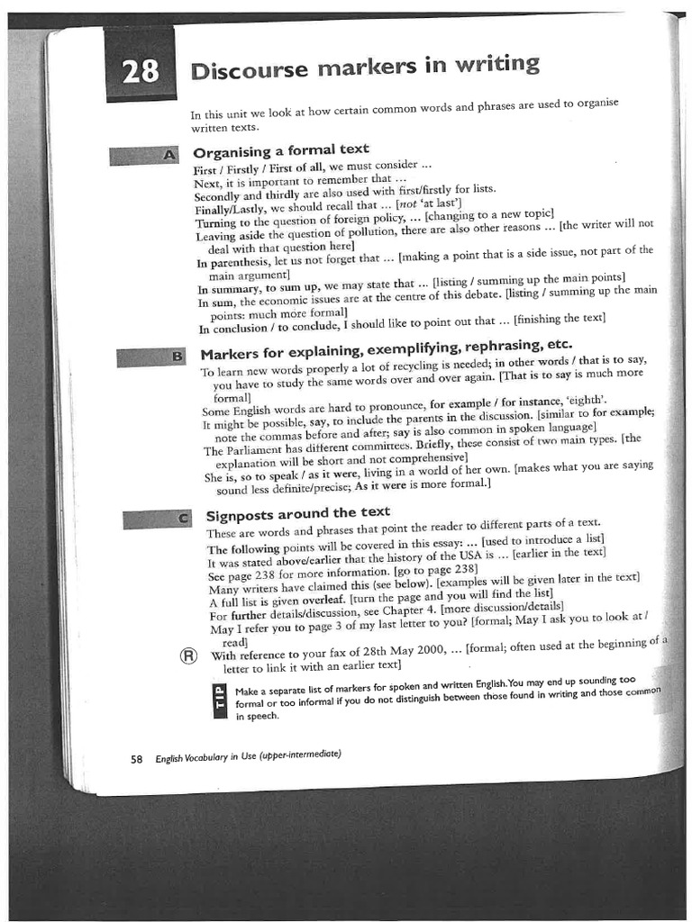 Discourse Markers in Writing | PDF