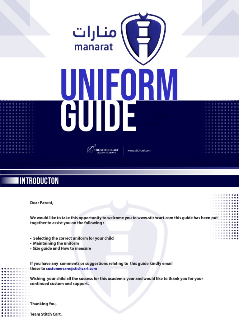 Al Manarat Uniform Guide | PDF | Blouse | Skirt