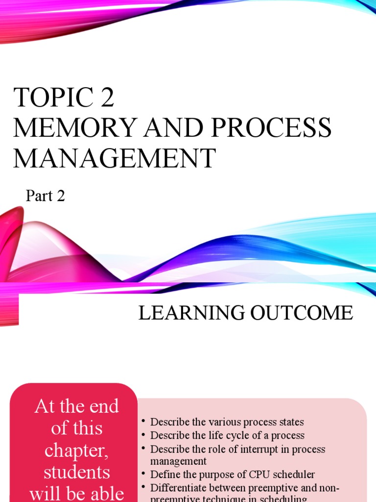 Topic 2 Part 2 Download Free Pdf Process Computing Scheduling Computing 