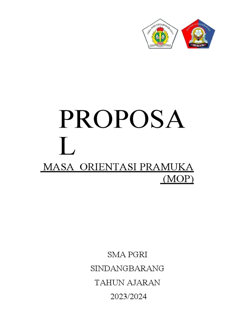 Proposal Mop | PDF