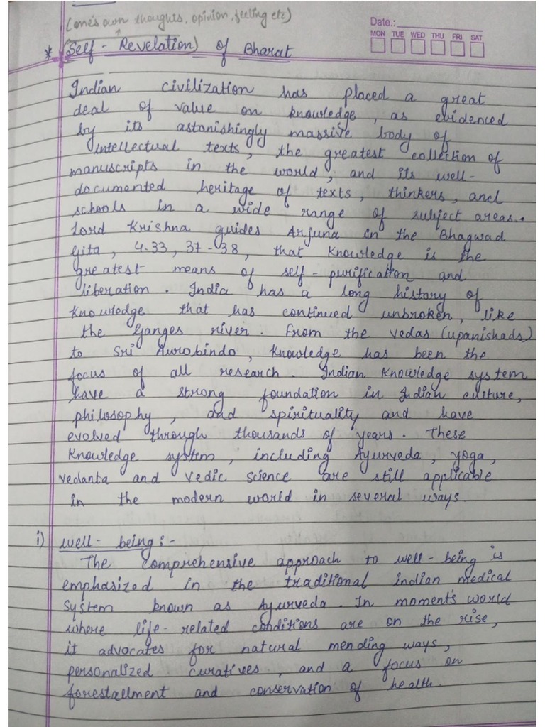 Self Revelation of Bharat | PDF